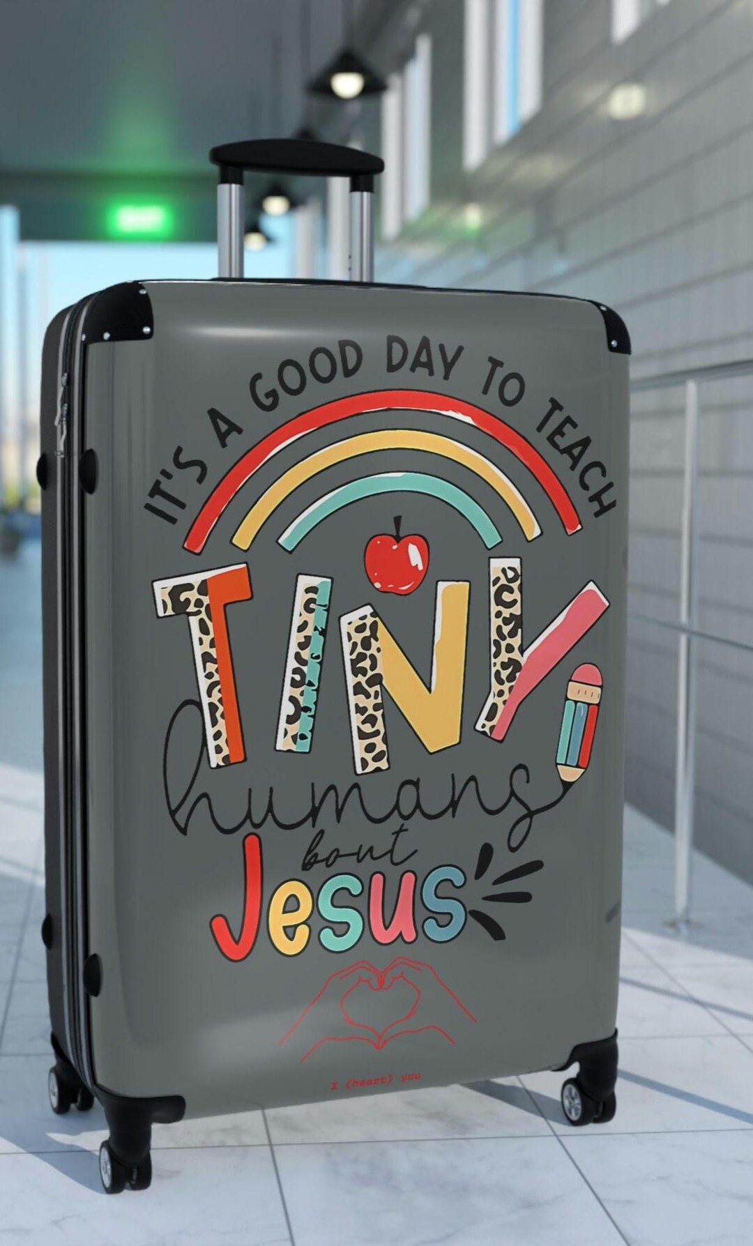 Teacher Suitcase: Travel in Style, Teacher Gifts, Luggage for Educators ...