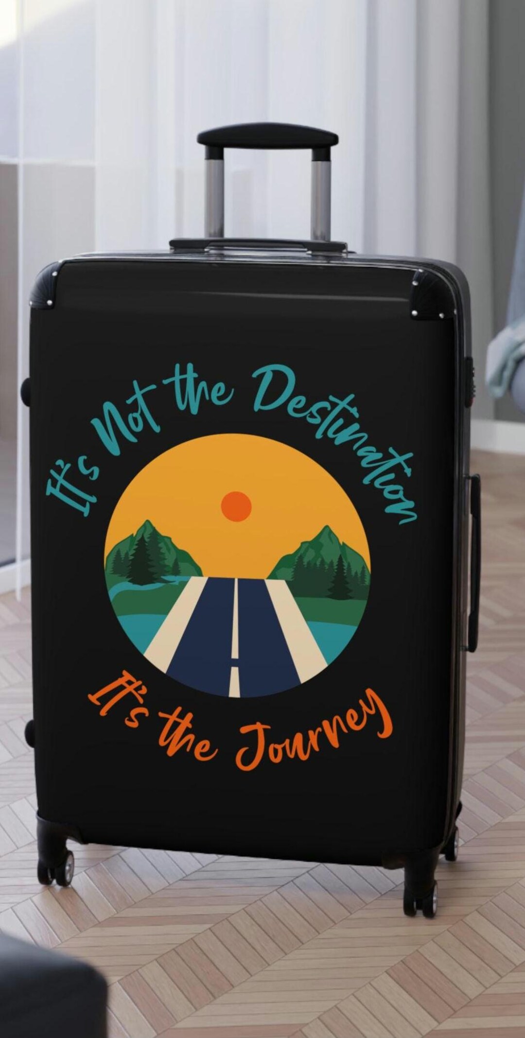 Travel Suitcase With Inspirational Quote - Perfect for Travelers ...
