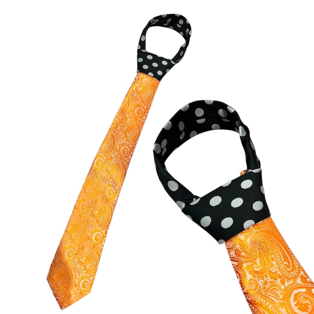 Regular Contrast Knot Tie - Etsy