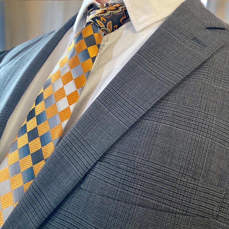 Regular Contrast Knot Tie - Etsy