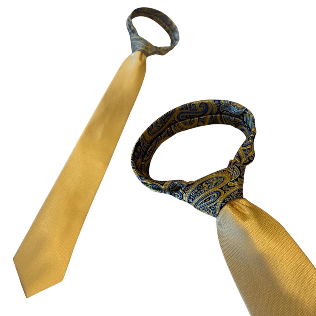 X-long Size Contrast Knot Tie - Etsy