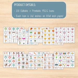 Starter PECS Cards Bundle — Editable AAC Visuals, Autism Nonverbal ...