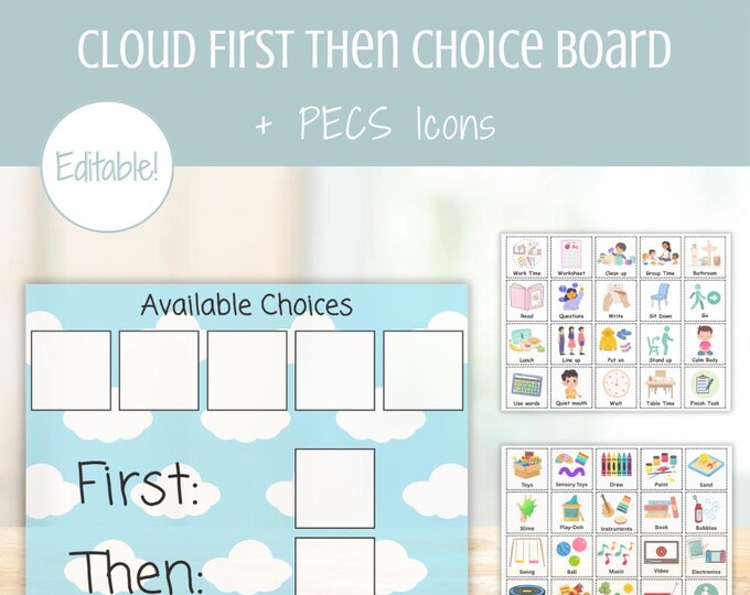 PHYSICAL COPY: 39 Behavior Picture Cards | First Then Visual Aid ...