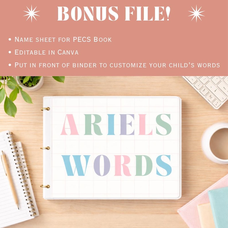 ABA PECS Cards Bundle — Editable AAC Visuals, Autism Nonverbal ...