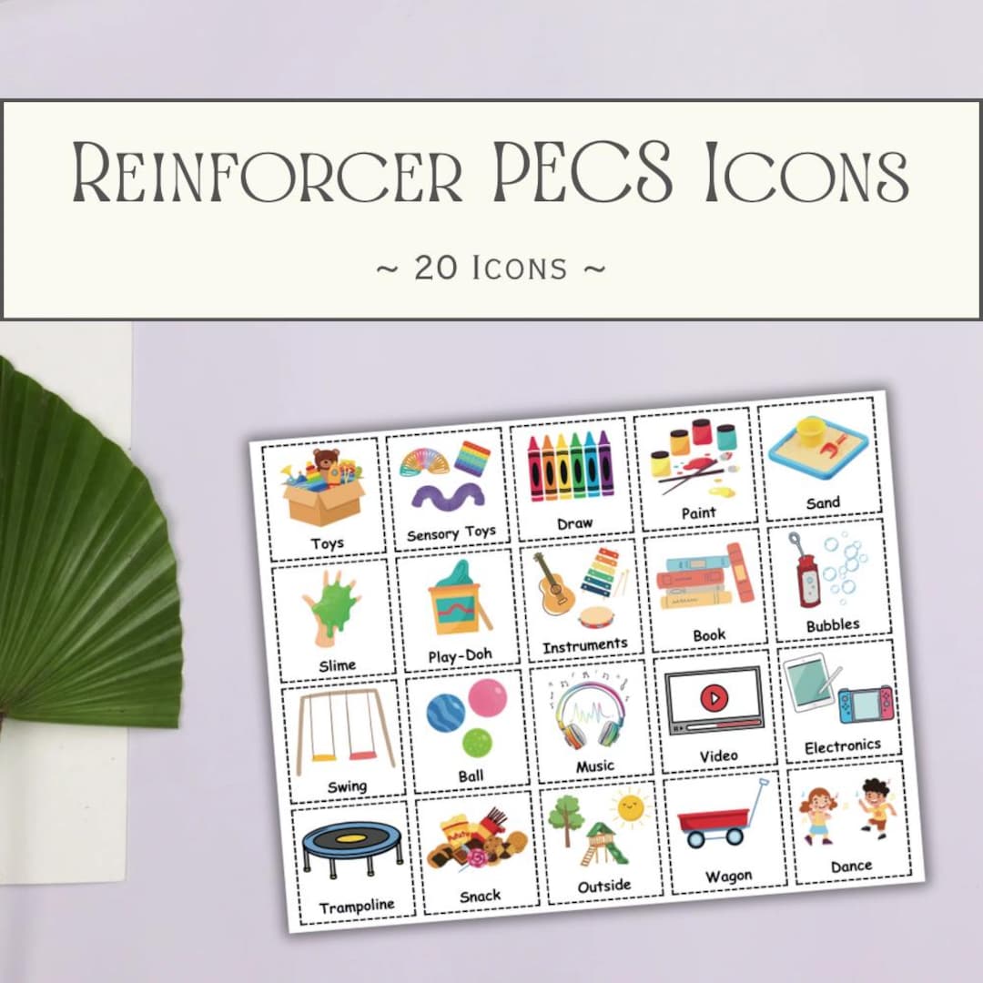 Editable Reinforcer PECS Icons | Communication Board | Communication ...