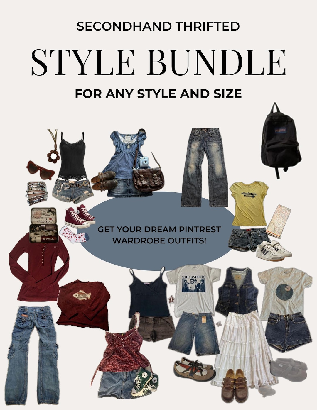 Unisex Thrifted Personalized Style Bundle Curated From Pintrest Board ...