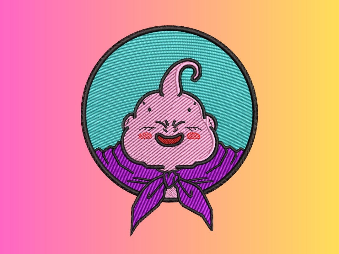 Majin Alien Embroidery Design | Anime File Embroidery | Machine All ...