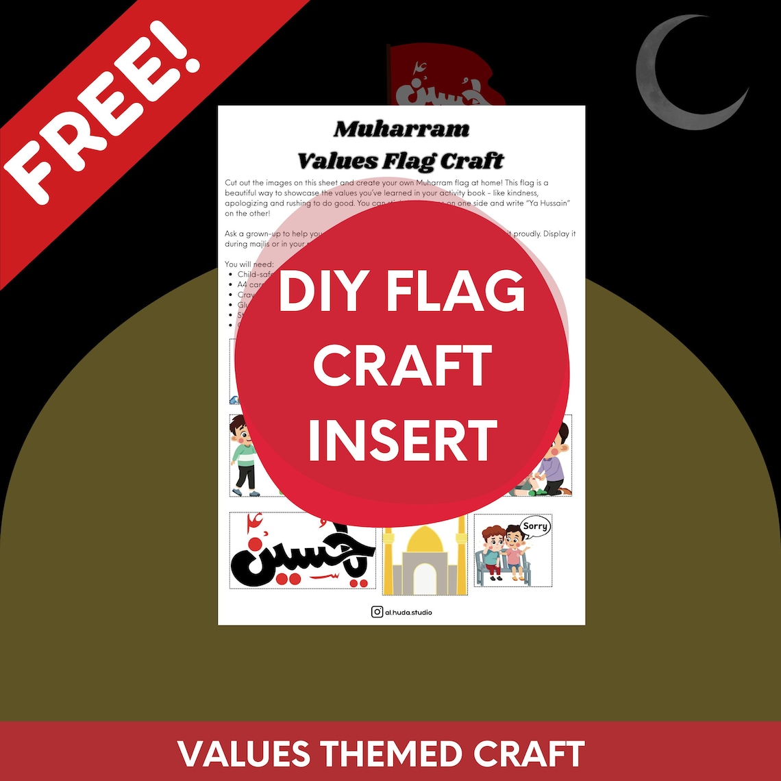 Muharram Activity Book Kids Ages 3–5 | Islamic Crafts, Colouring, Cut ...