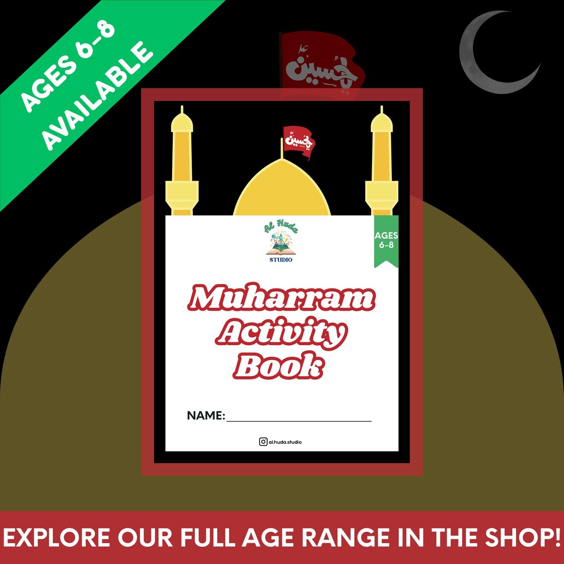 Muharram Activity Book Kids Ages 3–5 | Islamic Crafts, Colouring, Cut ...