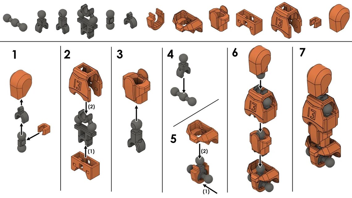 Dummy 13 Multi Jointed Collectible Action Figure (assembly Required) - Etsy