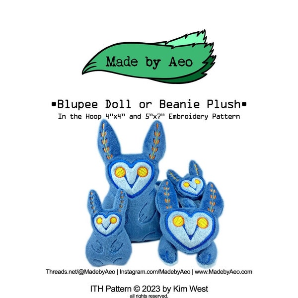 Blupee Plush - Etsy