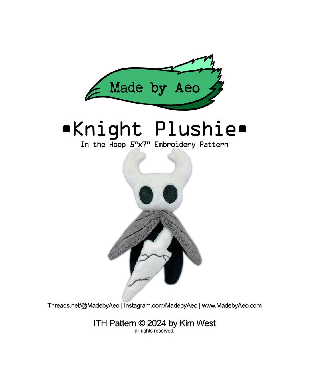 ITH DIGITAL PATTERN - Knight Plushie! in the Hoop Machine Embroidery ...