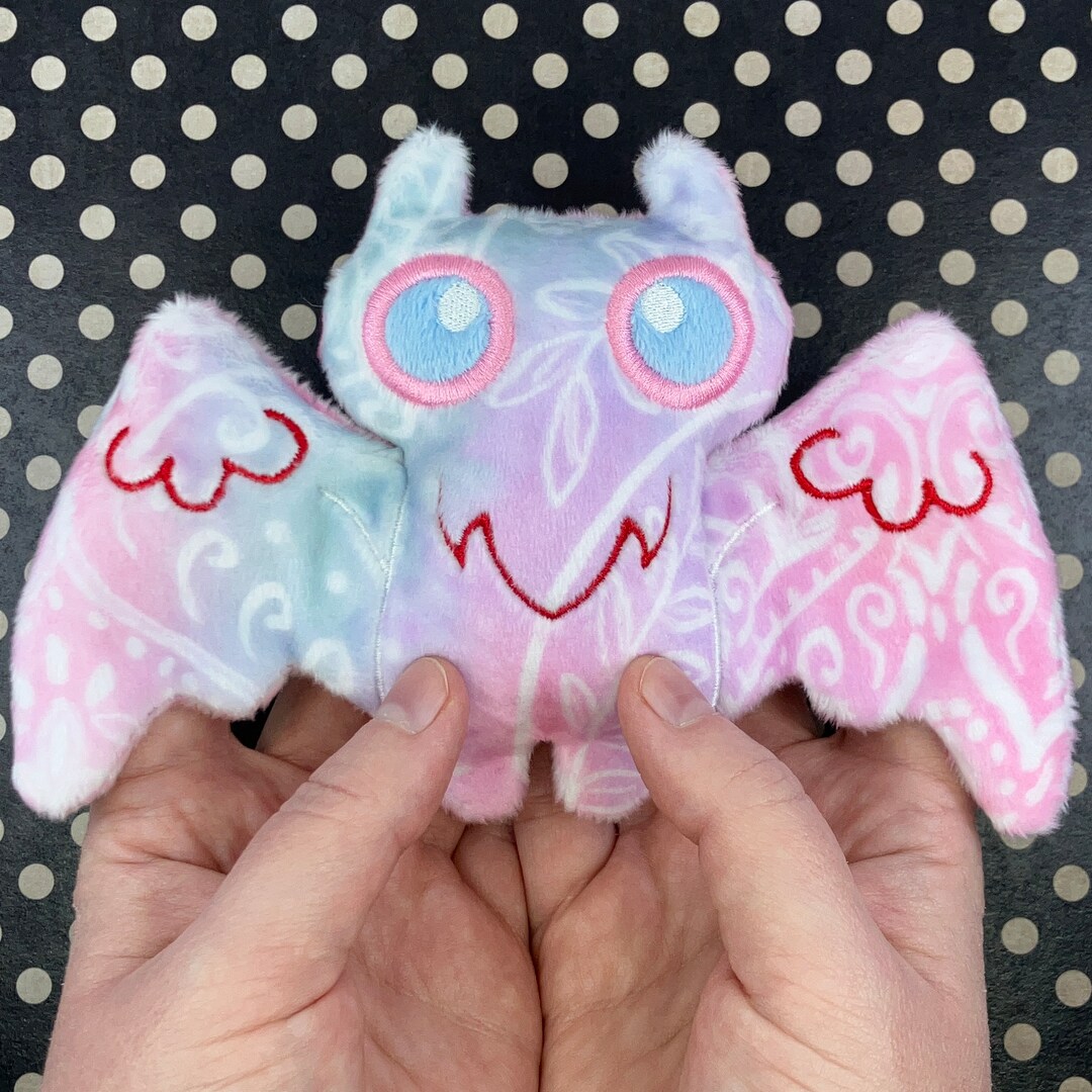 Pastel Filigree Mothman Plushie Original Design Made by Aeo - Etsy