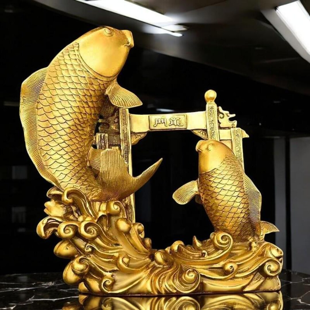 Feng Shui Copper Carp Statue – Symbol of Wealth and Prosperity ...