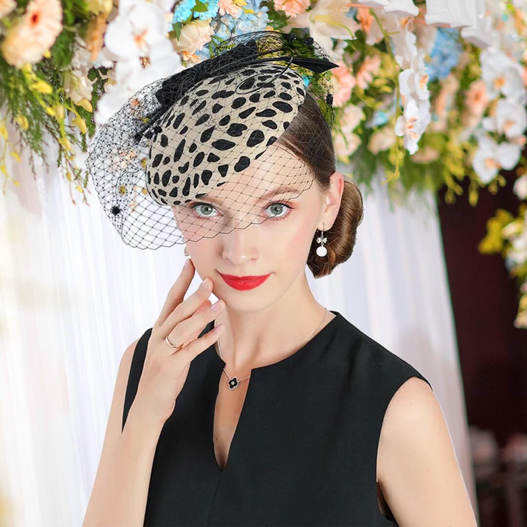 Leopard Print Fascinator: Women's Formal Occasion Hat - Etsy