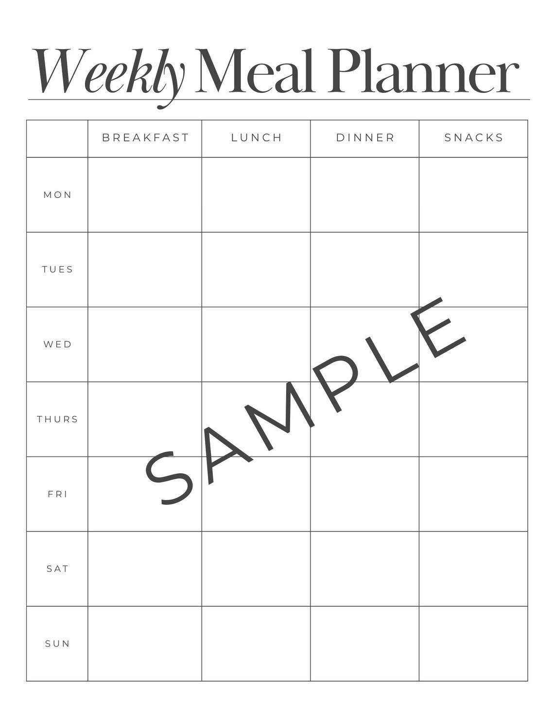 3-2-1 Pasta Ebook | No-recipe Dinner Formula | Printable Meal Planner ...