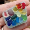 BEAUTIFUL SEAGLASS RAINBOW | Rare Shards | Sea Glass Base | Seaham ...