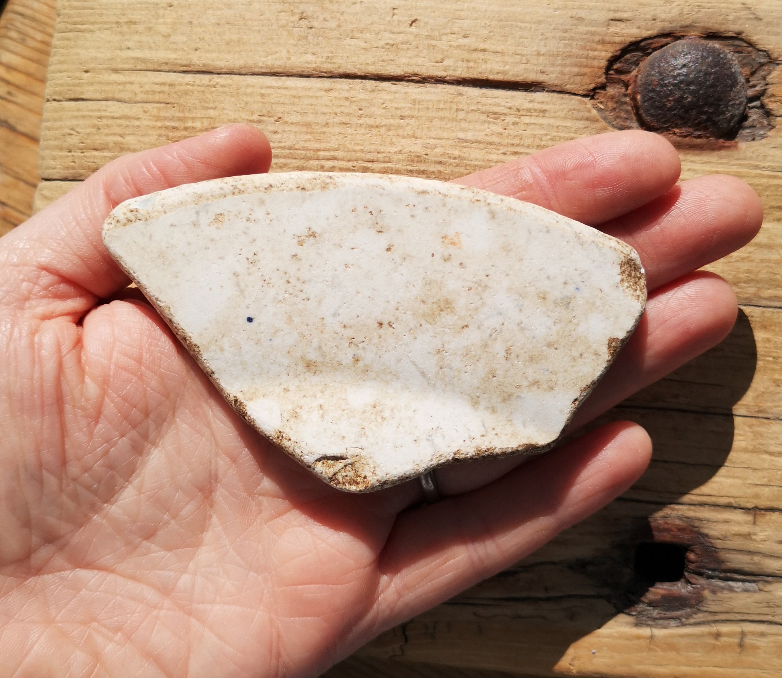 HUGE WILLOW SHARD Blue Sea Pottery Shard Scottish Beach | Etsy