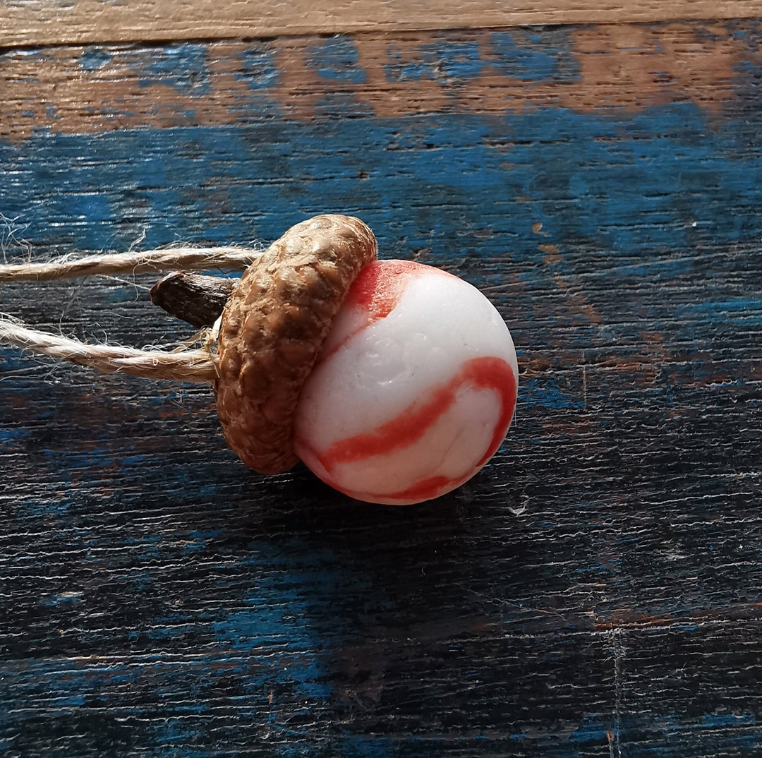 SEA MARBLE ACORN | © Scottish Beach Finds | Fall | Christmas Decoration ...