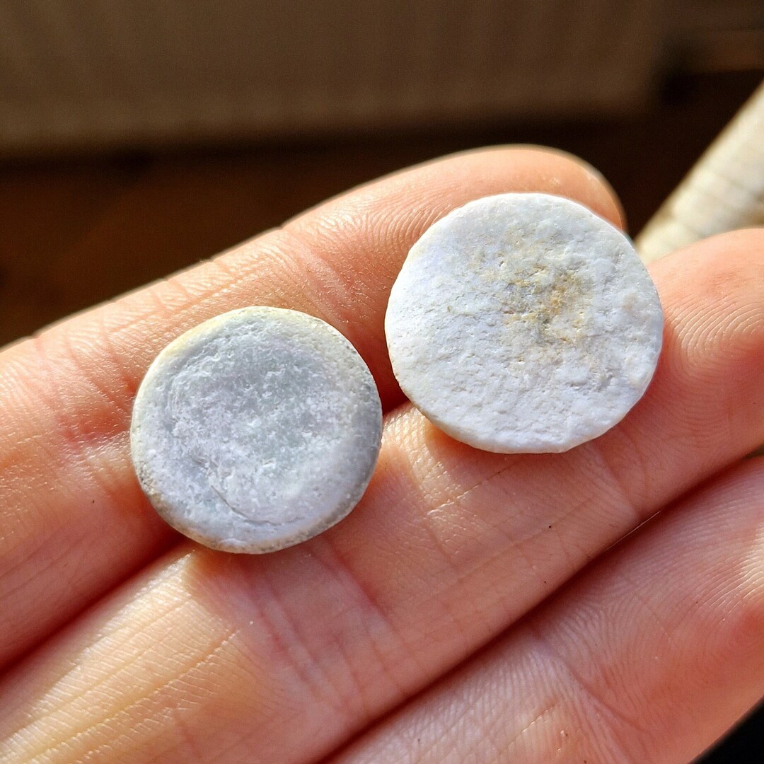PEARLY KING BUTTONS King & Queen Pearlies Sea Worn Mother of Pearl Rare ...