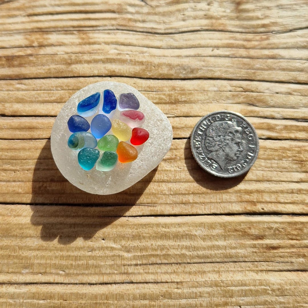 Rare Seaham Sea Glass Rainbow Nest: Scottish & English Beach Finds ...