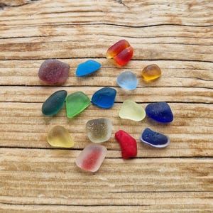 BEAUTIFUL SEAGLASS RAINBOW | Rare Shards | Sea Glass Base | Seaham ...