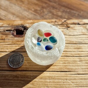SEAHAM MULTI RAINBOW | Chunky Sea Glass 'nest' | English Glass Sea ...