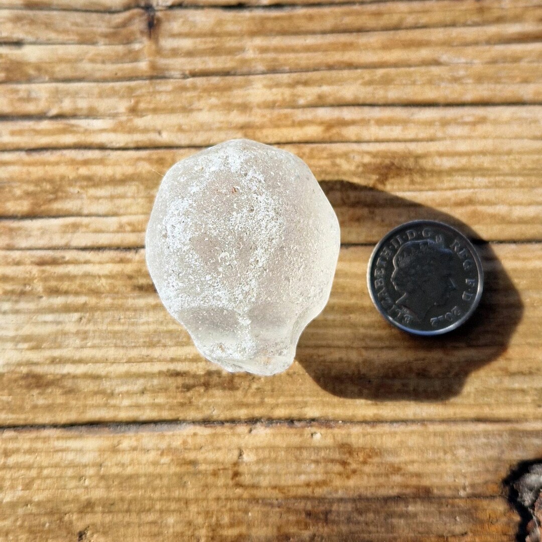 DECORATIVE DECANTER STOPPER | Rare Sea Glass Bottle Stopper | White ...