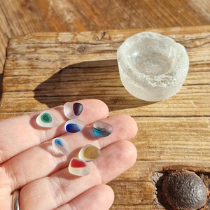SEAHAM MULTI RAINBOW | Chunky Sea Glass 'nest' | English Glass Sea ...