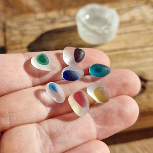 SEAHAM MULTI RAINBOW | Chunky Sea Glass 'nest' | English Glass Sea ...