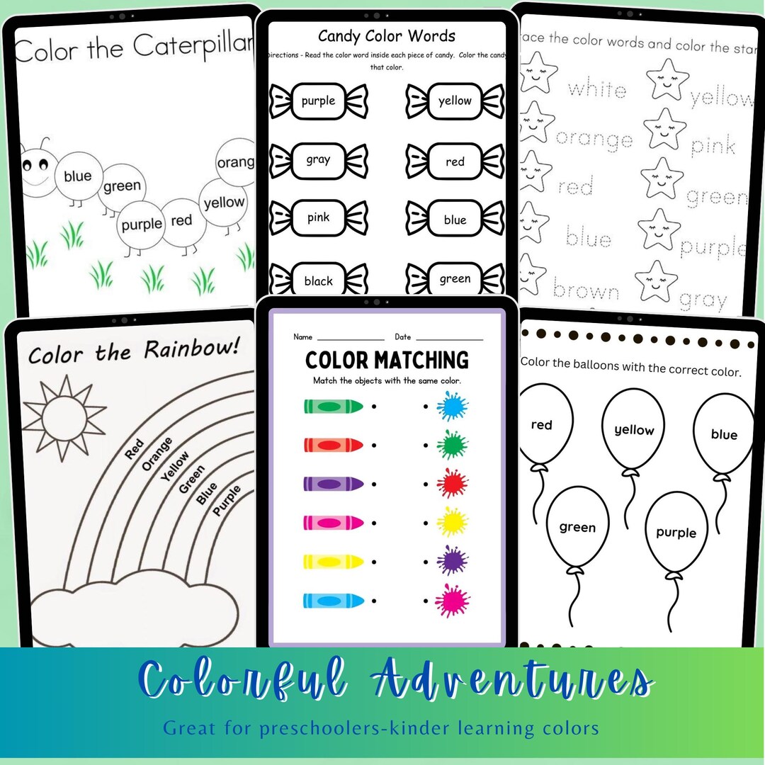 Learning Colors (preschoolers Colors, Kinder Colors, Kids Activities ...