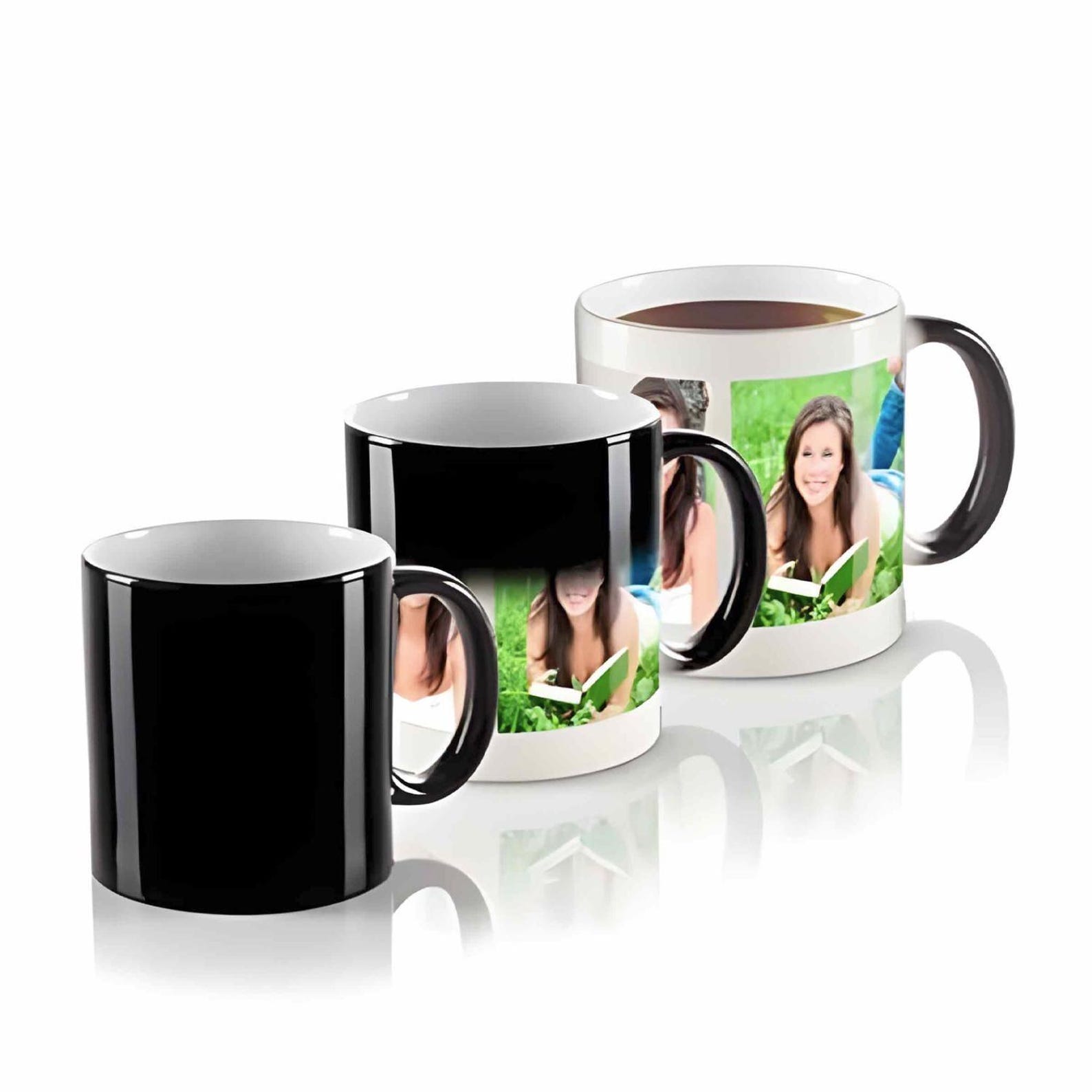 Magic Color-changing Mug | Heat Reveal Cup | Personalized Hidden Image ...