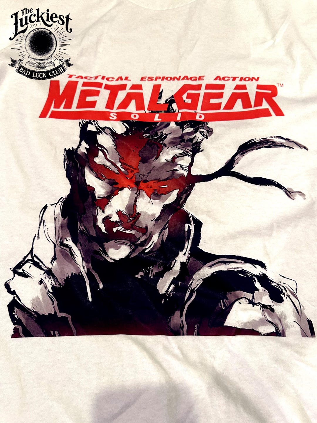 METAL GEAR SOLID "solid Snake" T-shirt – Tactical Tee Action (with ...