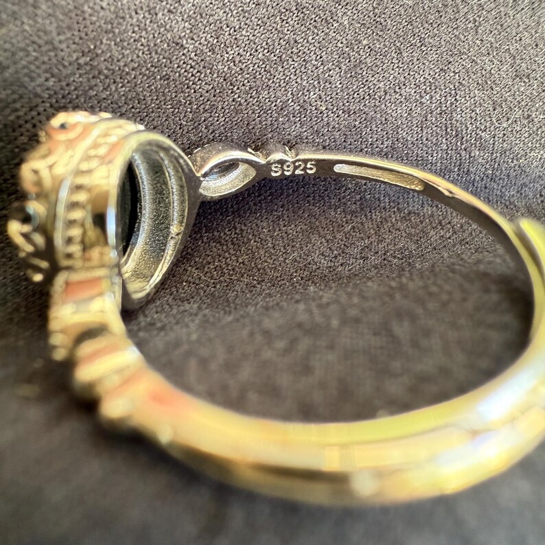 Blue Opal Australian Opal Sterling Silver Ring - Etsy