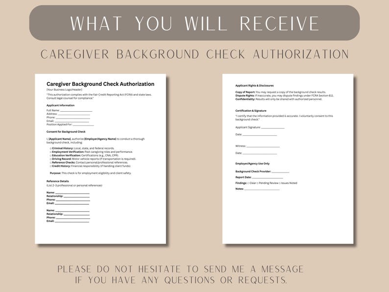 Elderly Caregiver Contract Bundle | Elderly Care Services Agreement ...