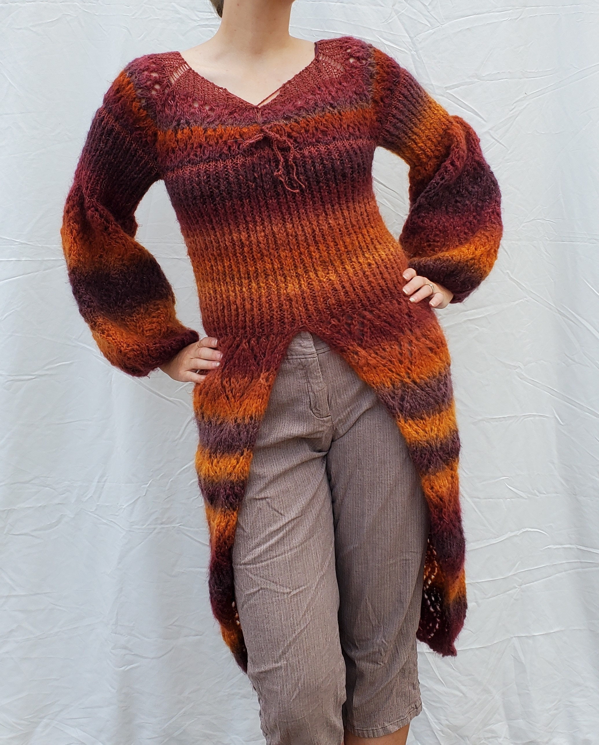 Copious - Knitting Pattern - PDF Download - Poofy Sleeve Sweater ...