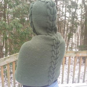Vertebral Chain - Cabled Cloak - Knitting Pattern - PDF Download ...