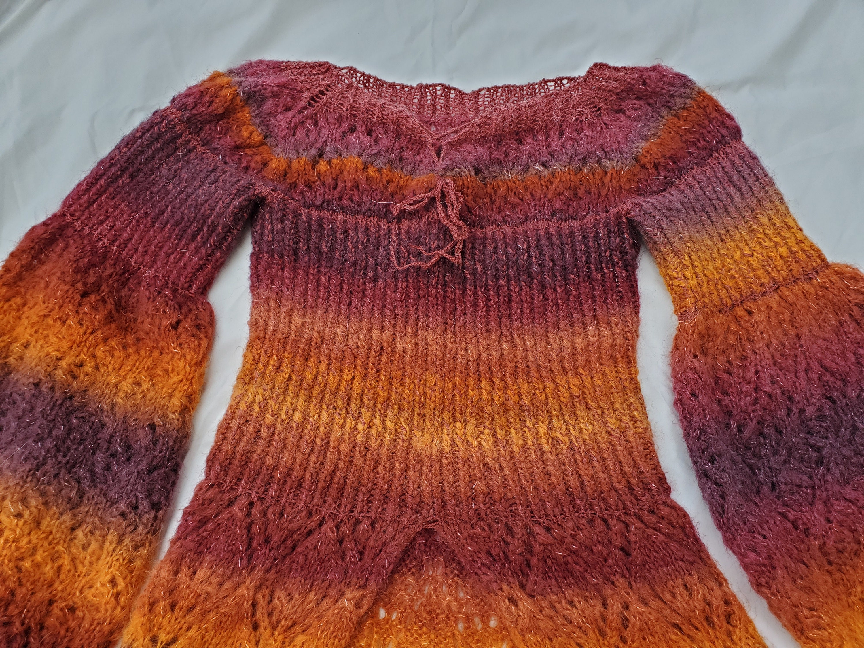 Copious Knitting Pattern PDF Download Poofy Sleeve Sweater Winter ...