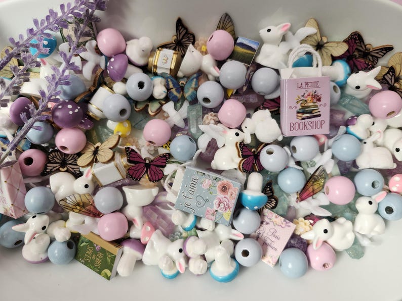 Spring Decor Treasure Trinket Scoop Bag / Easter Gift/ Crow Confetti ...