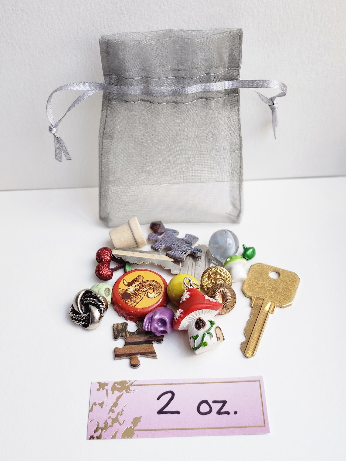 Treasure Trinket Scoop Bag / Crow Confetti Trinket Mix / Ispy Treasures ...