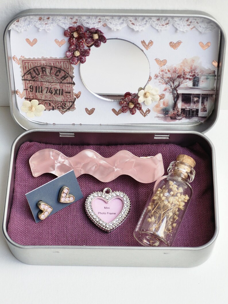 Custom Altoid Tin Wallet With Contents Included / Mini Travel Case ...