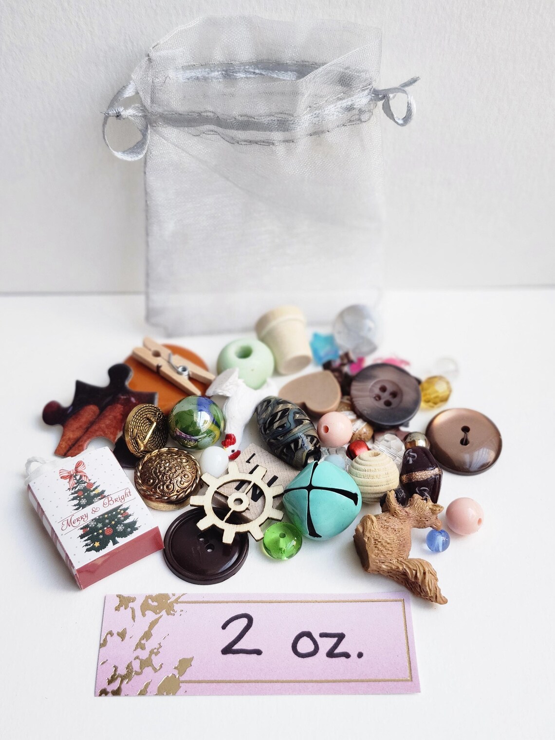 Treasure Trinket Scoop Bag / Crow Confetti Trinket Mix / Ispy Treasures ...