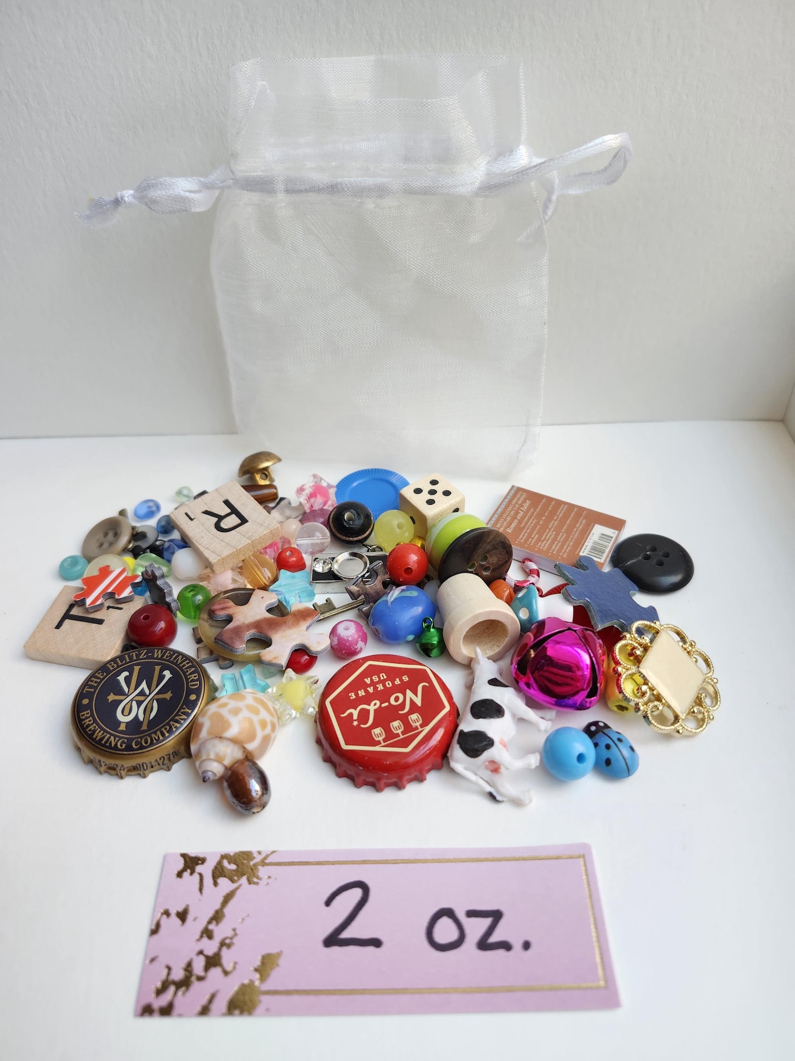 Treasure Trinket Scoop Bag / Crow Confetti Trinket Mix / Ispy Treasures ...