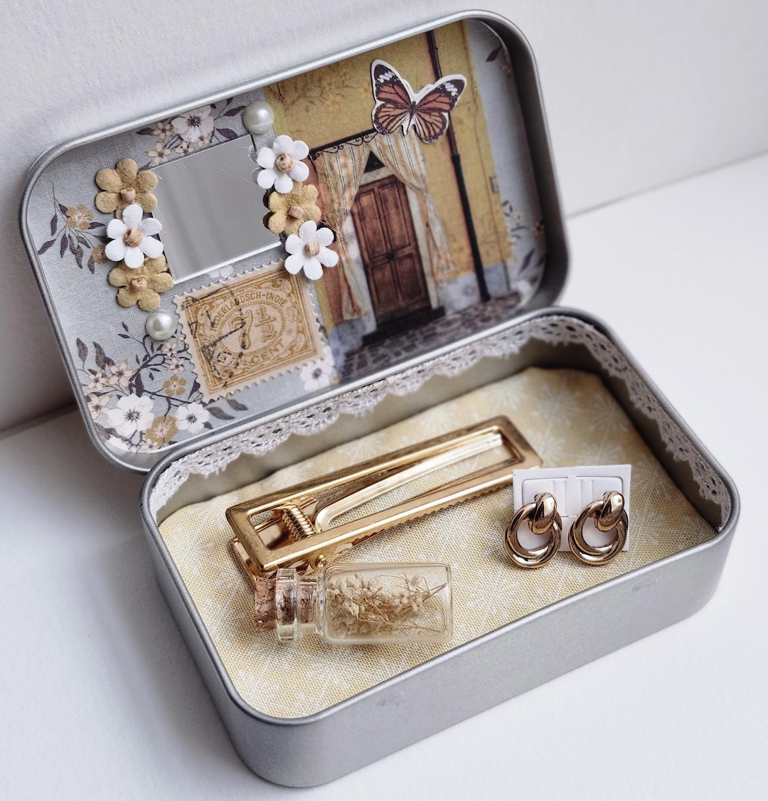 Custom Altoid Tin Wallet With Contents Included / Mini Travel Case ...