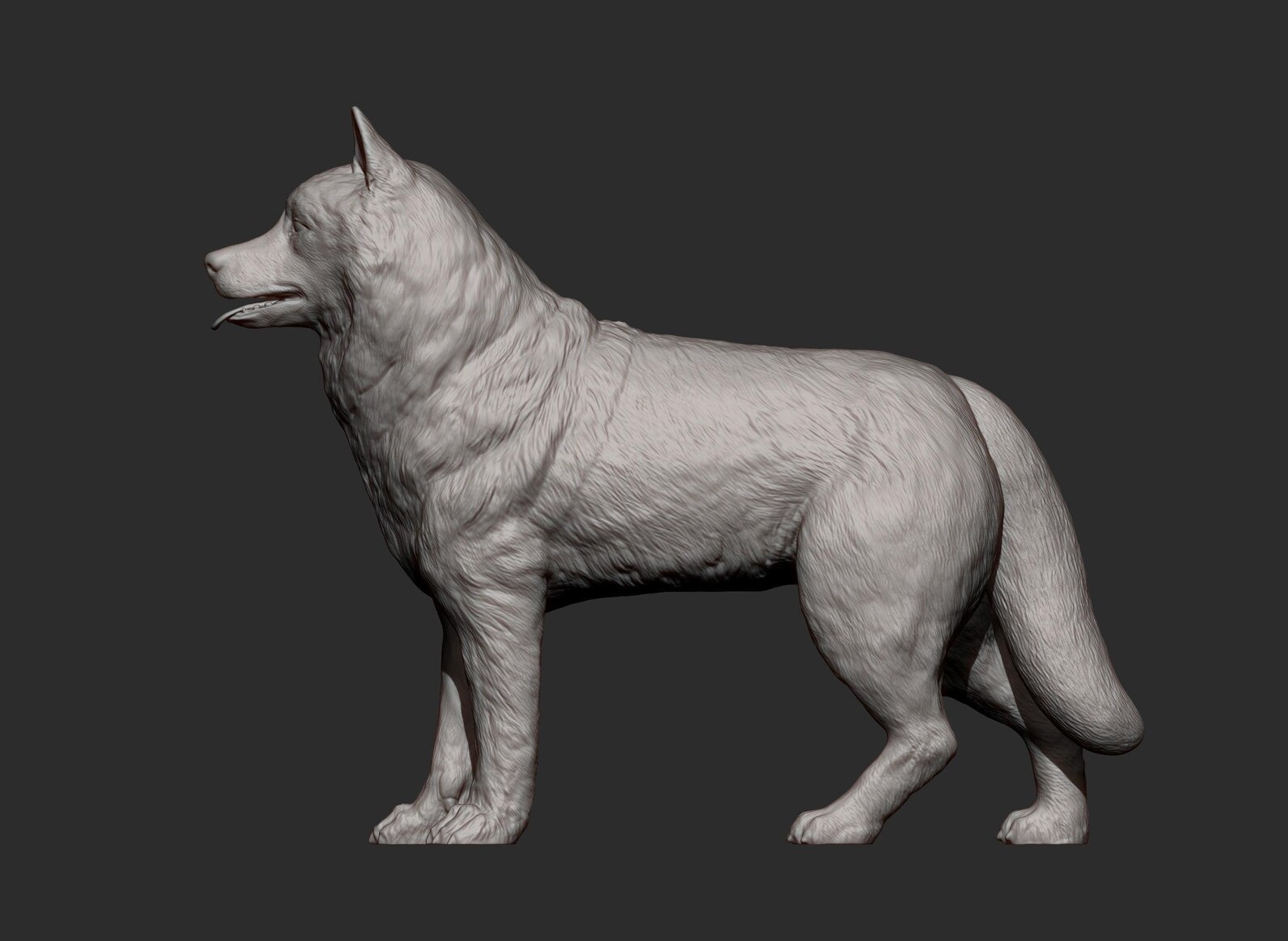 3D Printed Husky Figurine 3D Printed Dog Statue – Personalized Pet ...