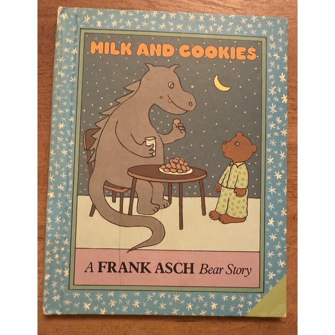 Milk and Cookies A Frank Asch Bear Story Hardcover 1982 - Etsy