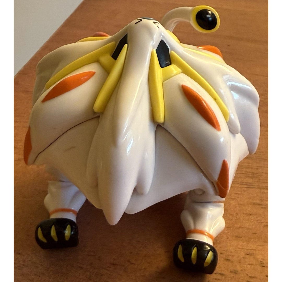 Pokemon Legendary Solgaleo Figure 4 Inches Loose - Etsy