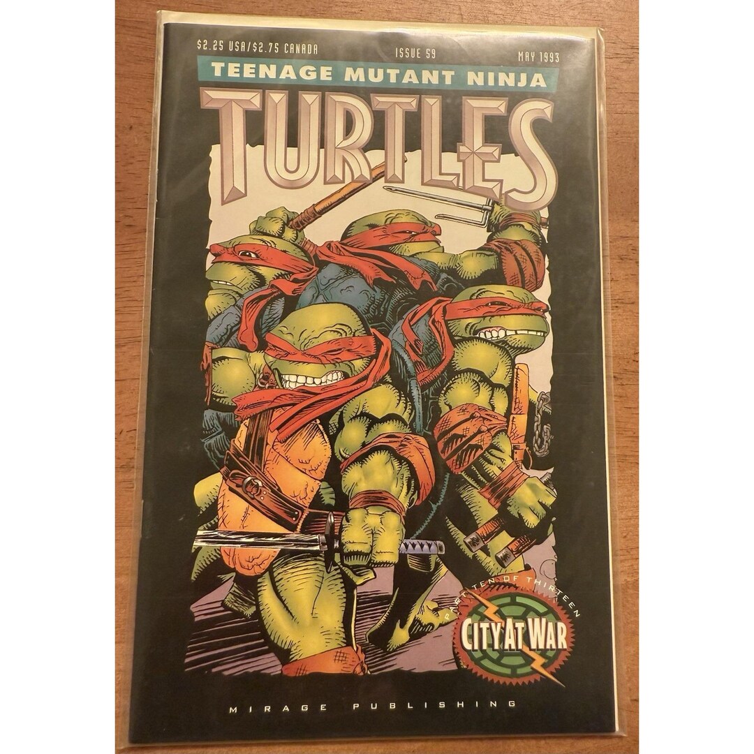 Teenage Mutant Ninja Turtles #59 - May 1993 Mirage Publishing - City at ...