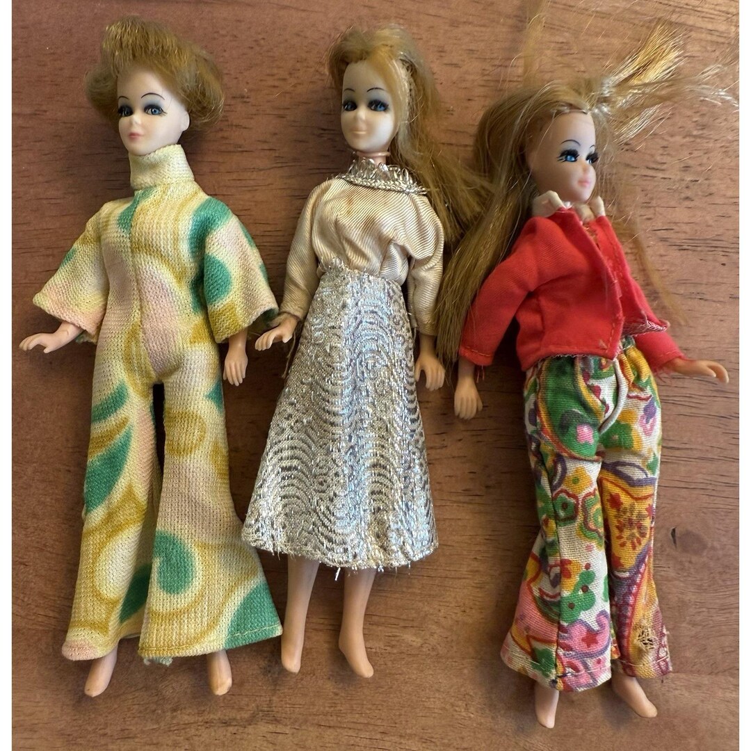 Vintage Lot of 3 1970 Topper Dawn Dolls With Outfits. - Etsy
