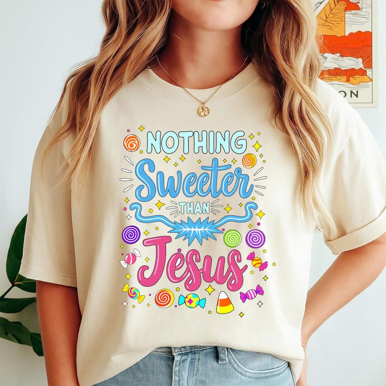 Jesus Png - Nothing Sweeter Than Jesus PNG - Cute Christian Png - Faith ...